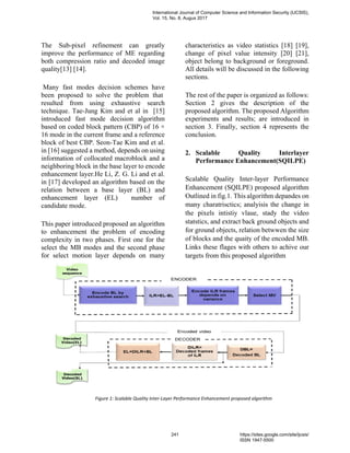 Performance Enhancement for Quality Inter-Layer Scalable Video Coding | PDF