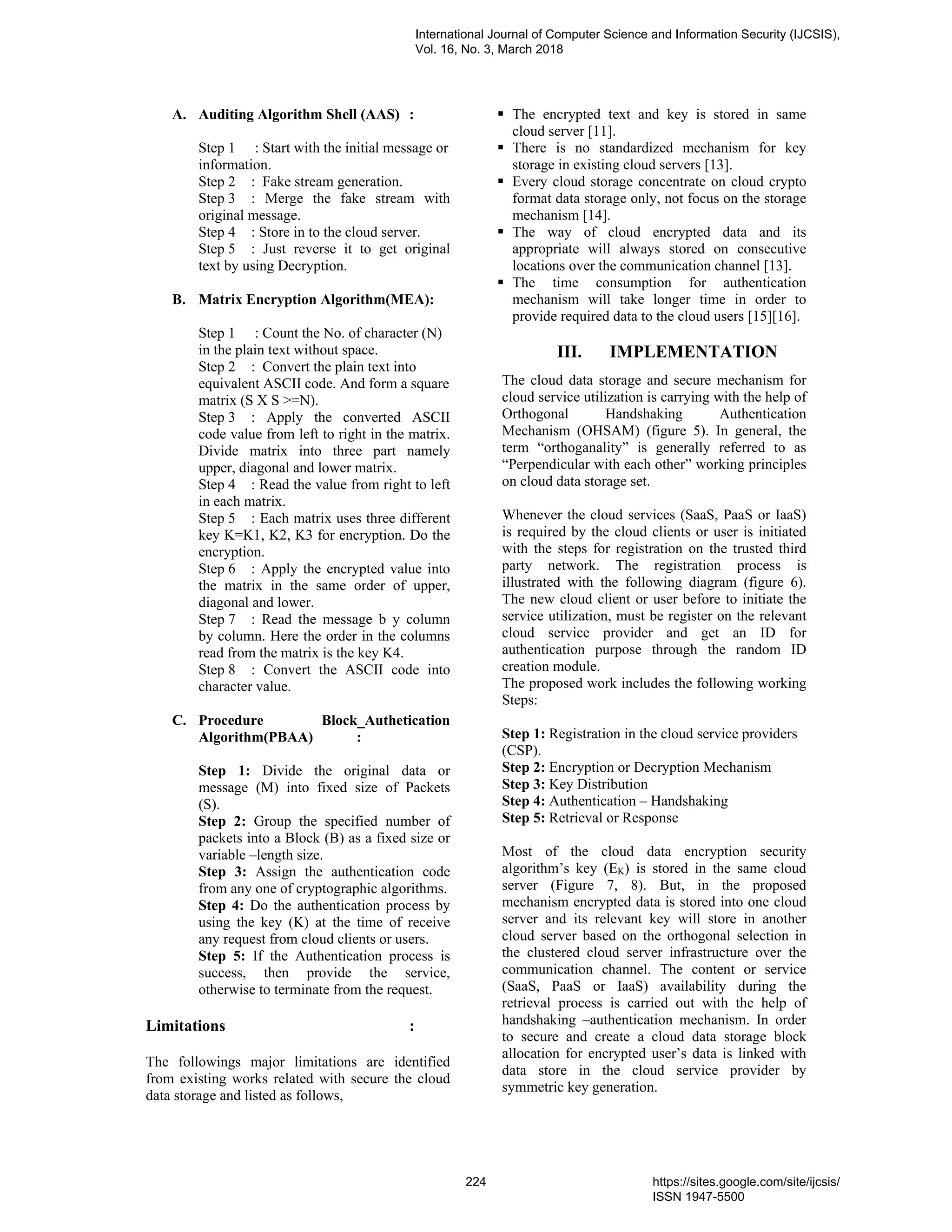 Implementation Of Secure Cloud Data Storage Data Transaction By Using An Orthogonal Hand