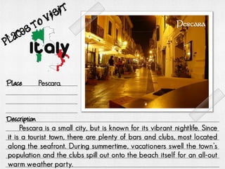 30 Places to Visit in Italy | PDF