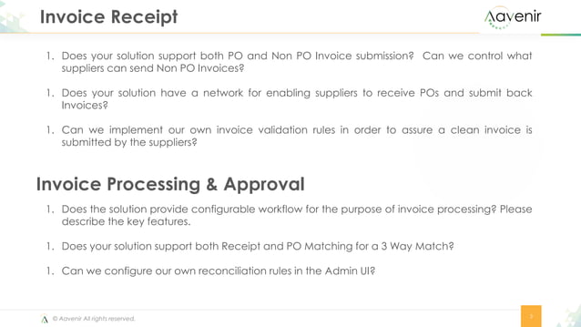 30+ Questions to Evaluate Automated Accounts Payable Solution | PPT