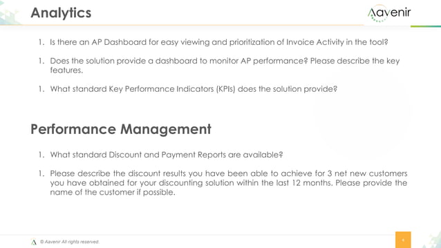 30+ Questions to Evaluate Automated Accounts Payable Solution | PPT