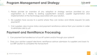 30+ Questions to Evaluate Automated Accounts Payable Solution | PPT
