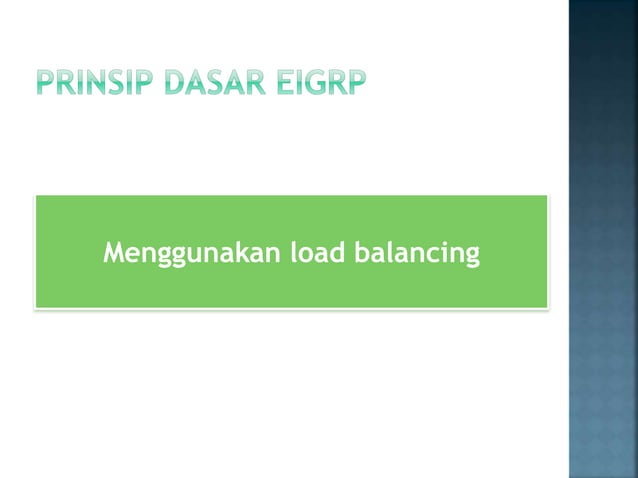 Penggunaan Routing Protocol EIGRP | PPT