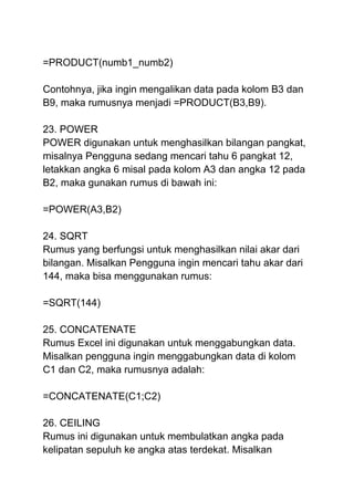 30 Rumus Excel dan Contoh Perhitungannya.docx