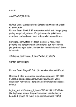 30 Rumus Excel dan Contoh Perhitungannya.docx