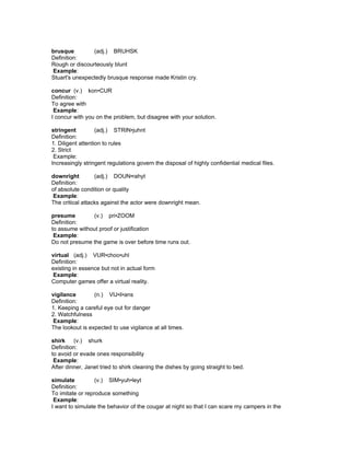 30 sat words list | RTF