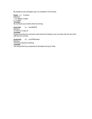 30 sat words list | RTF