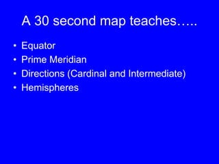 30 second map powerpt. | PPT