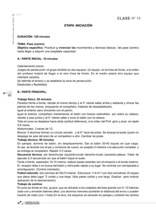 30 sesiones para la iniciación al fútbol | PDF