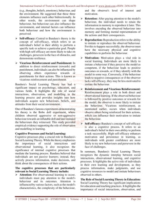 Social Learning Theory An Overview and Application in Understanding ...