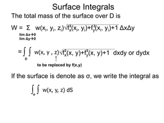30 surface integrals | PPTX