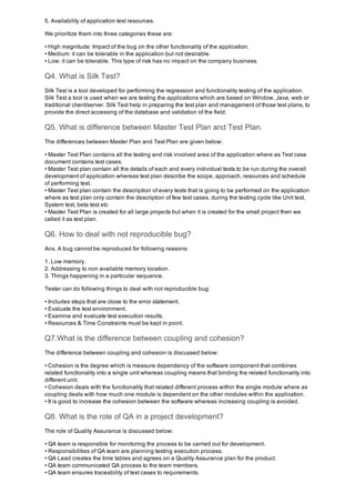 30 testing interview questions for experienced | PDF