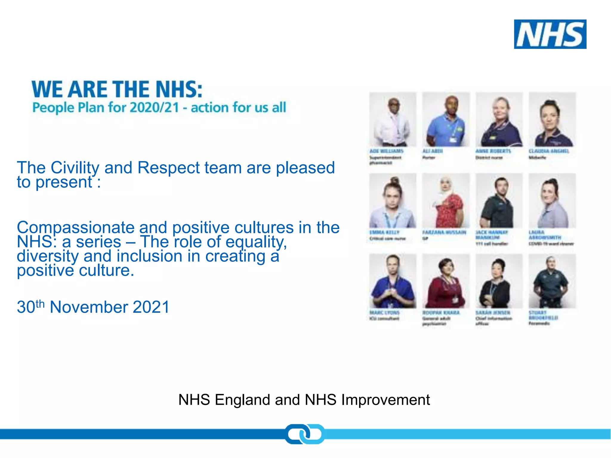 The role of equality, diversity and inclusion in creating a positive ...