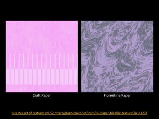 30 tileable paper textures | PPTX