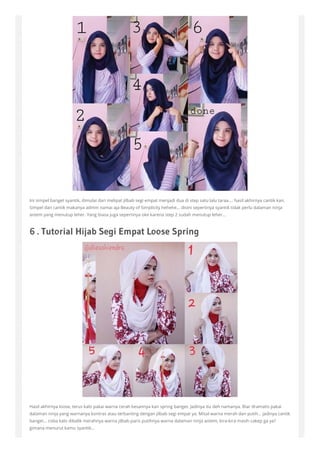 Tutorial Hijab Modern Terbaru