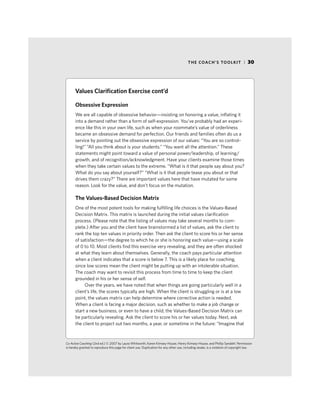 Values Clarification Exercise by Coaching Logic | PDF