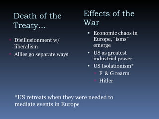 Treaty of Versailles | PPT