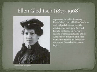 30 Women in Science bios | PPTX