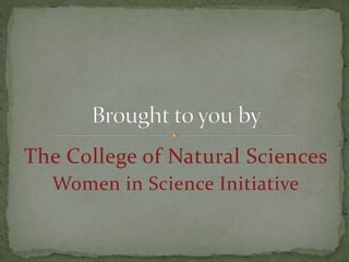 30 Women in Science bios | PPTX