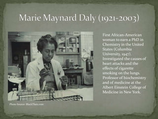30 Women in Science bios | PPTX