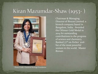 30 Women in Science bios | PPTX