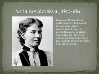 30 Women in Science bios | PPTX