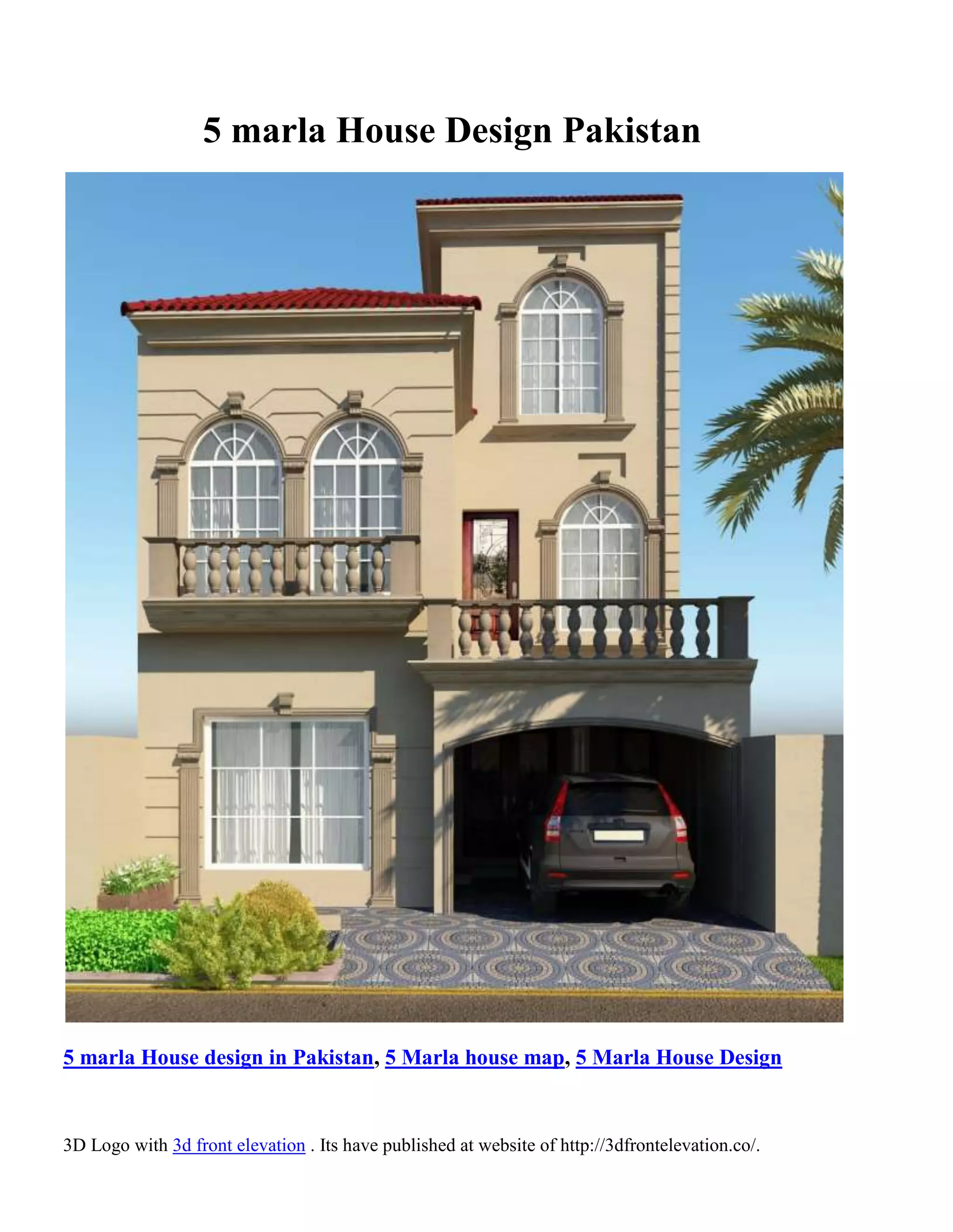 30x40 house plan | 5 Marla House Design | Architect for Design | PDF