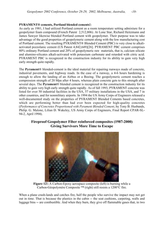 30 years in geopolymer applications | PDF