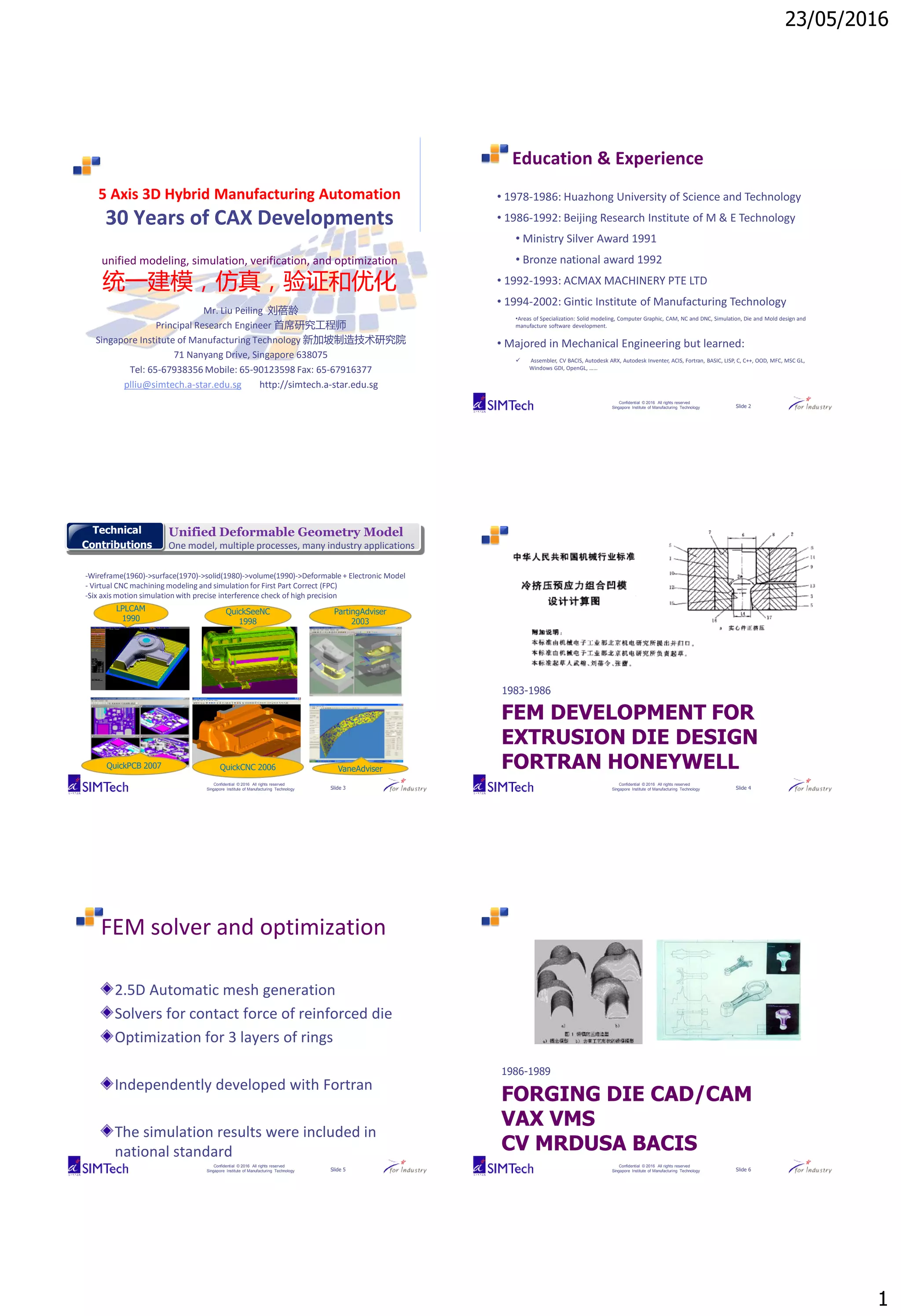30 years of cax developments | PDF