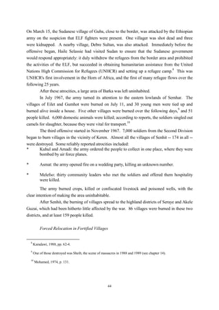 30 years of war and famine in Ethiopia | PDF