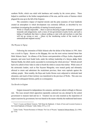 30 years of war and famine in Ethiopia | PDF