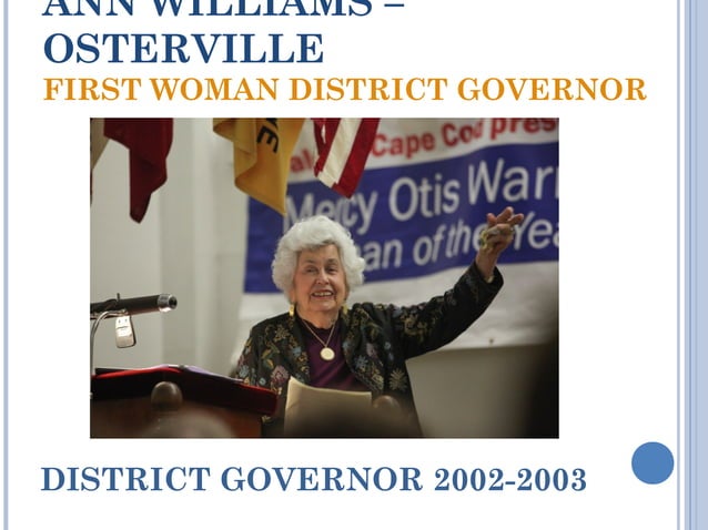 30 years of women in District 7950 | PPT