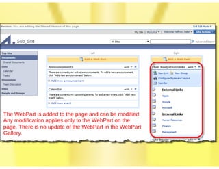 SharePoint Lesson #31: Reusing your modified WebParts with the WebPart ...
