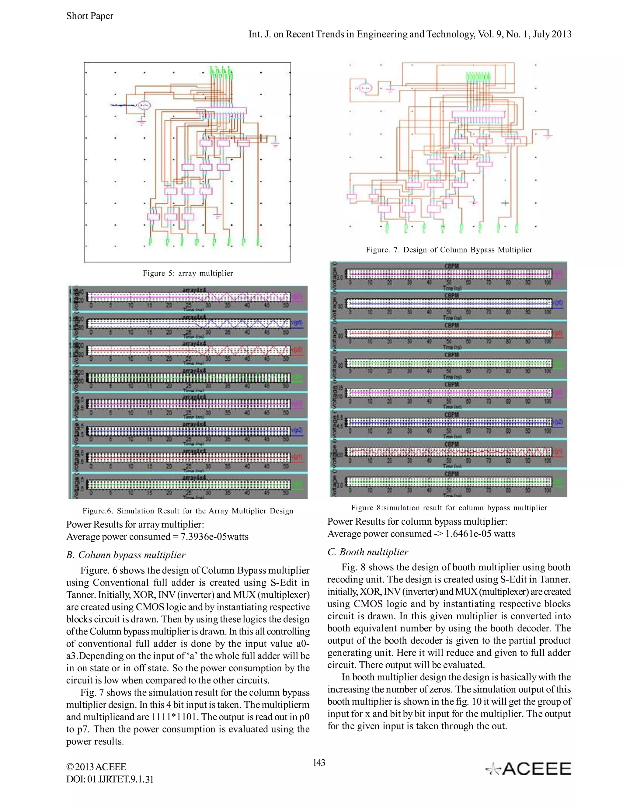 Low Power VLSI Design of Modified Booth Multiplier | PDF
