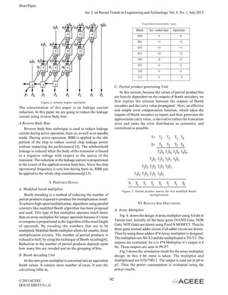 Low Power VLSI Design of Modified Booth Multiplier | PDF