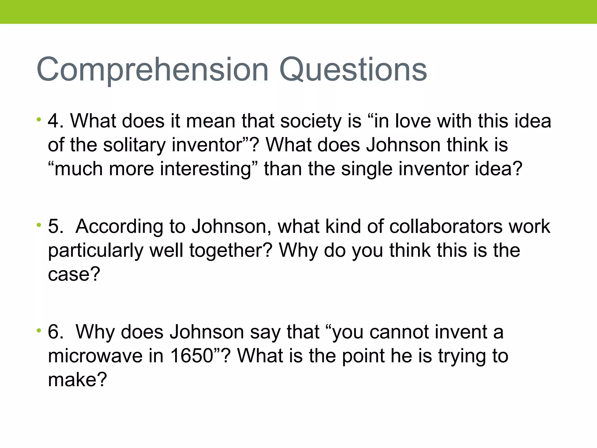 31. ted talk, scientific method, innovation | PPT | Science