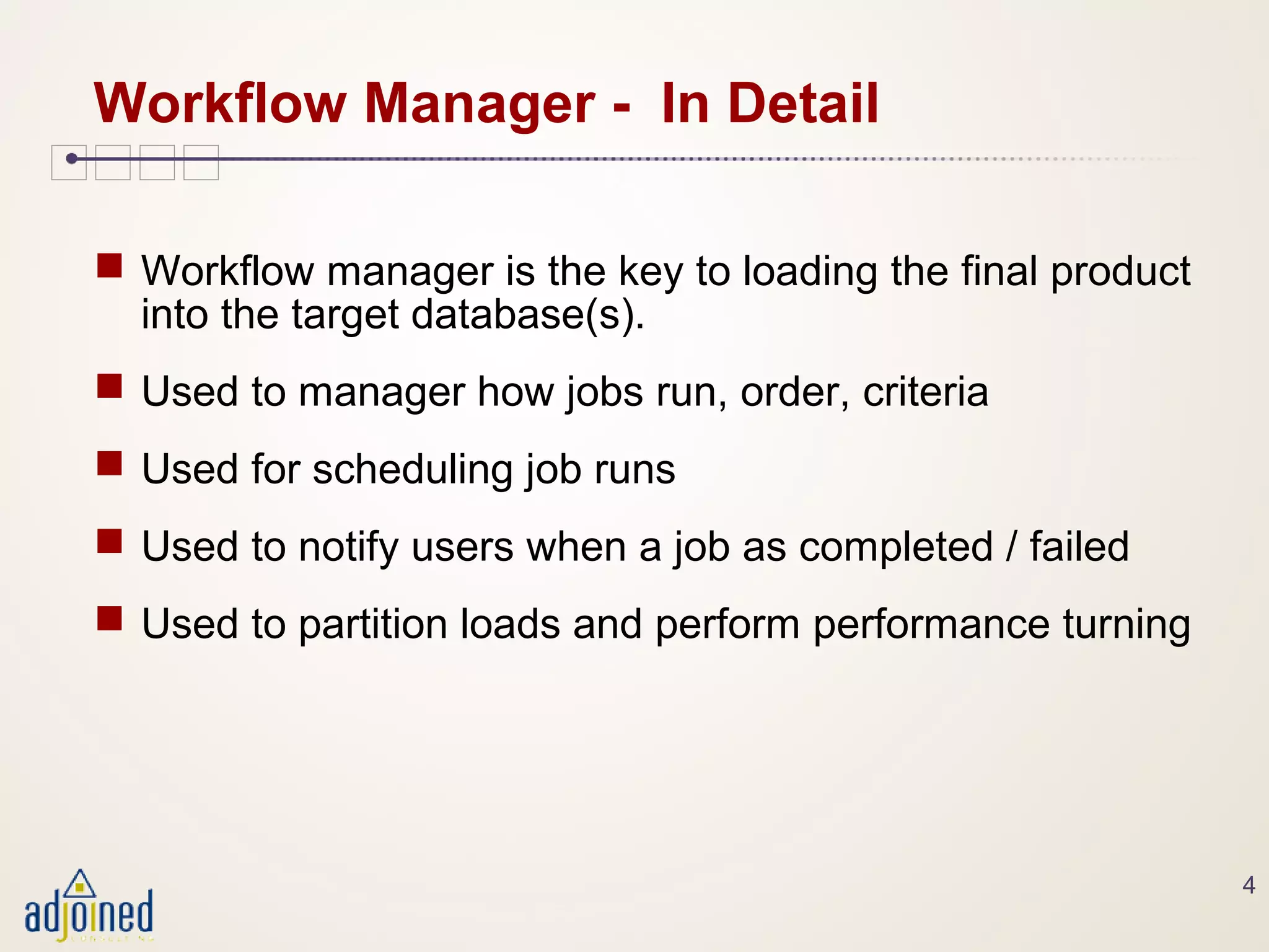 Informatica Power Center - Workflow Manager | PPT
