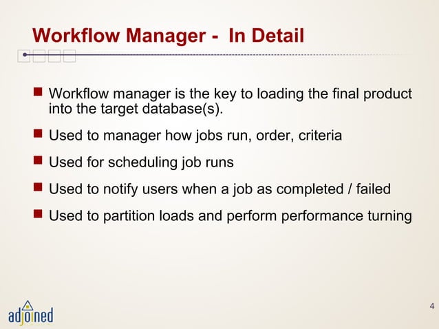 Informatica Power Center - Workflow Manager | PPT