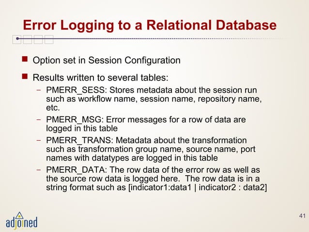 Informatica Power Center - Workflow Manager | PPT