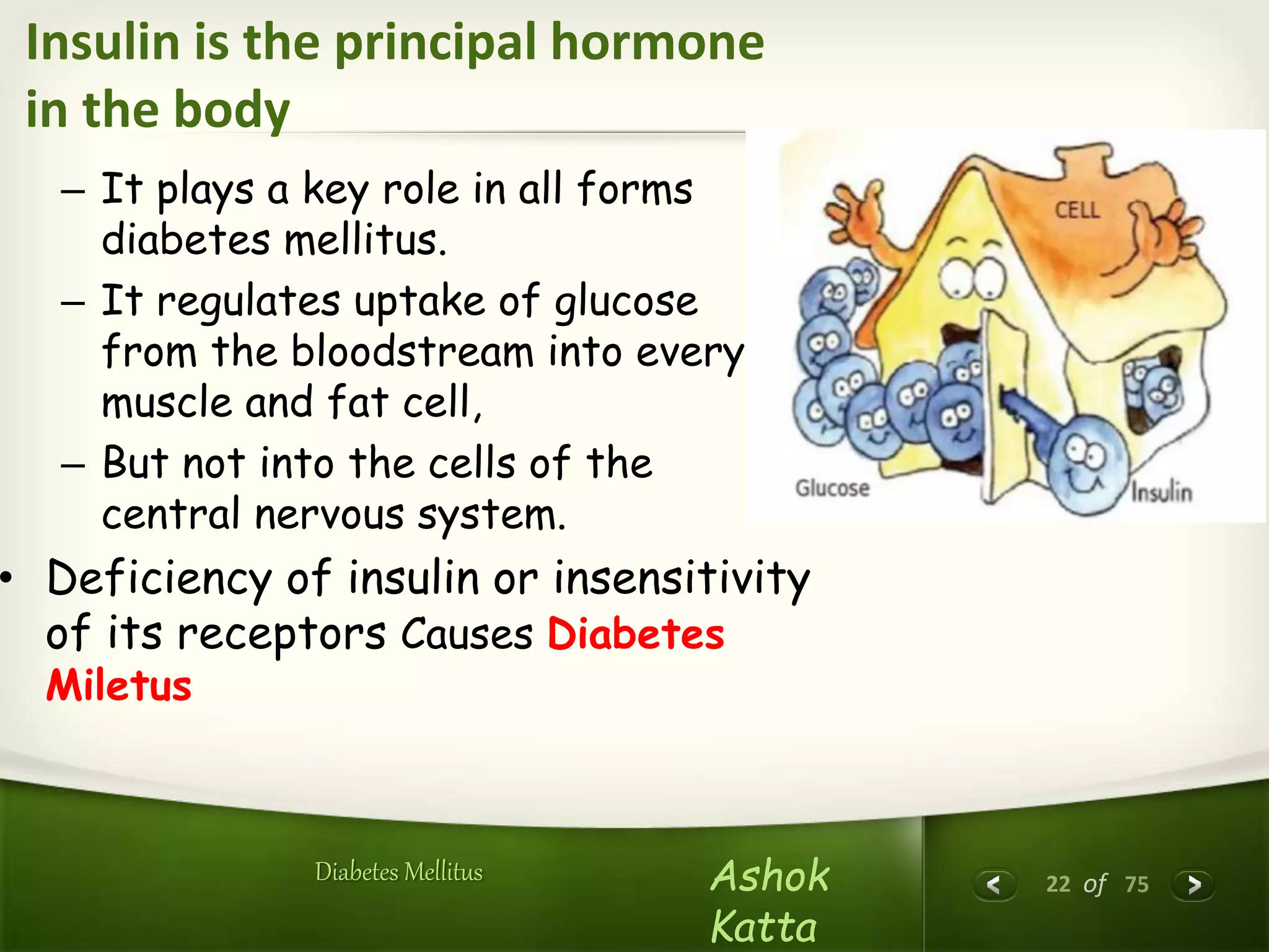 Diabetes Mellitus - In Terms of Biochemistry | PPSX