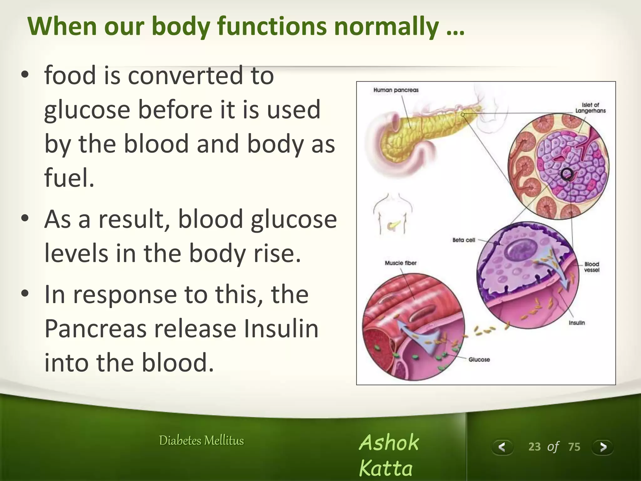 Diabetes Mellitus - In Terms of Biochemistry | PPSX