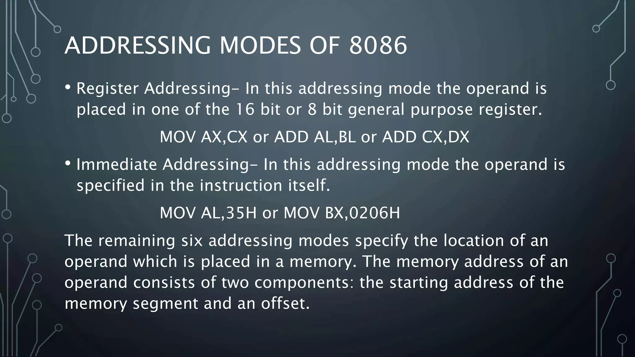 31. 8086 addressing modes | PPT