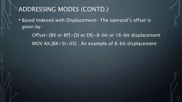 31. 8086 addressing modes | PPT