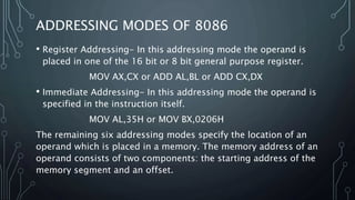 31. 8086 addressing modes | PPT