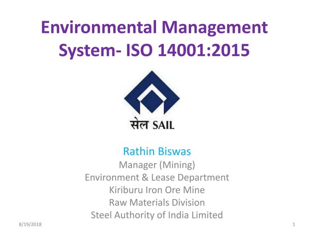 ISO 14001:2015 Awareness | PDF | Environmental Services Industry | Industries