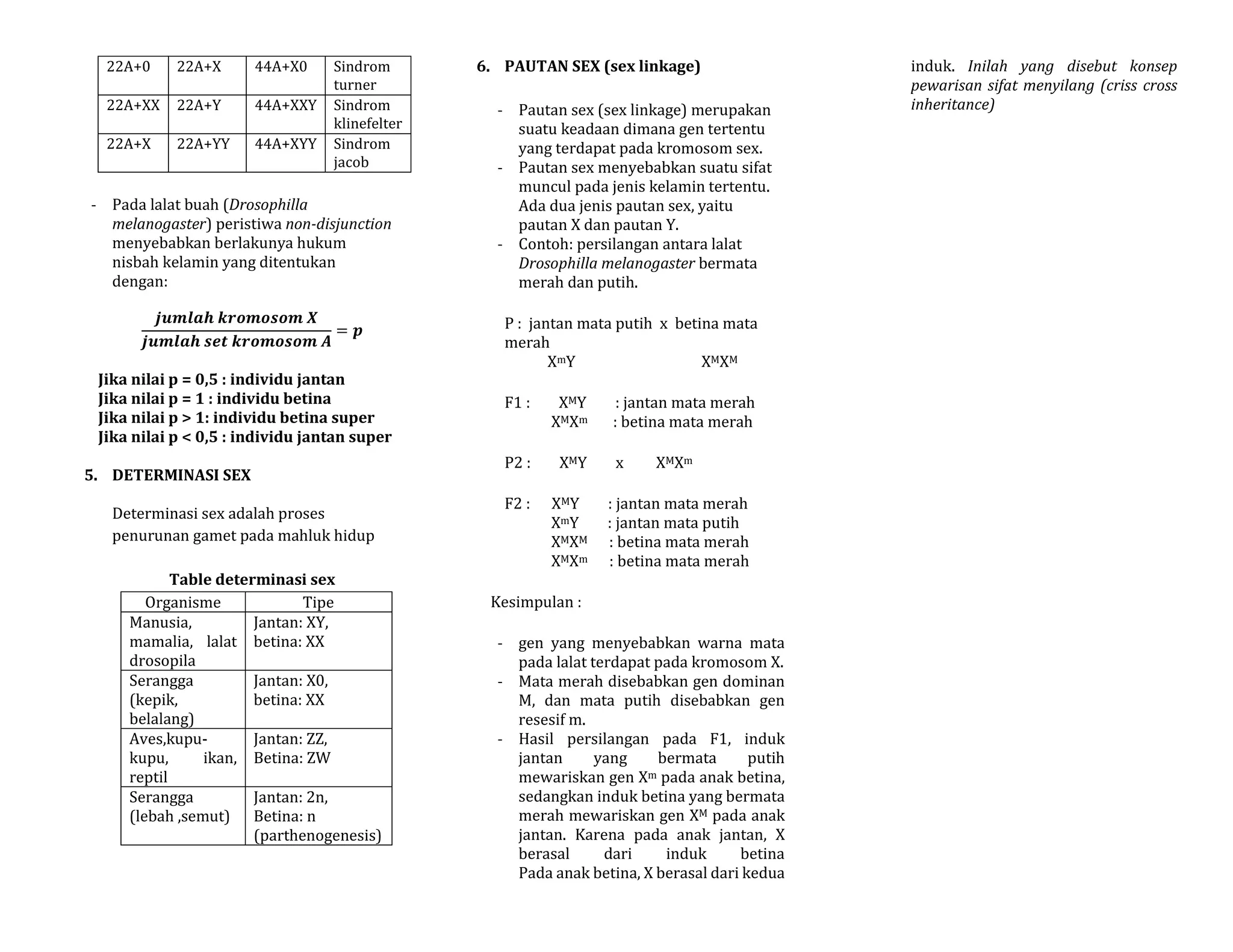 POLA HEREDITAS (BIOLOGI SMA) | PDF