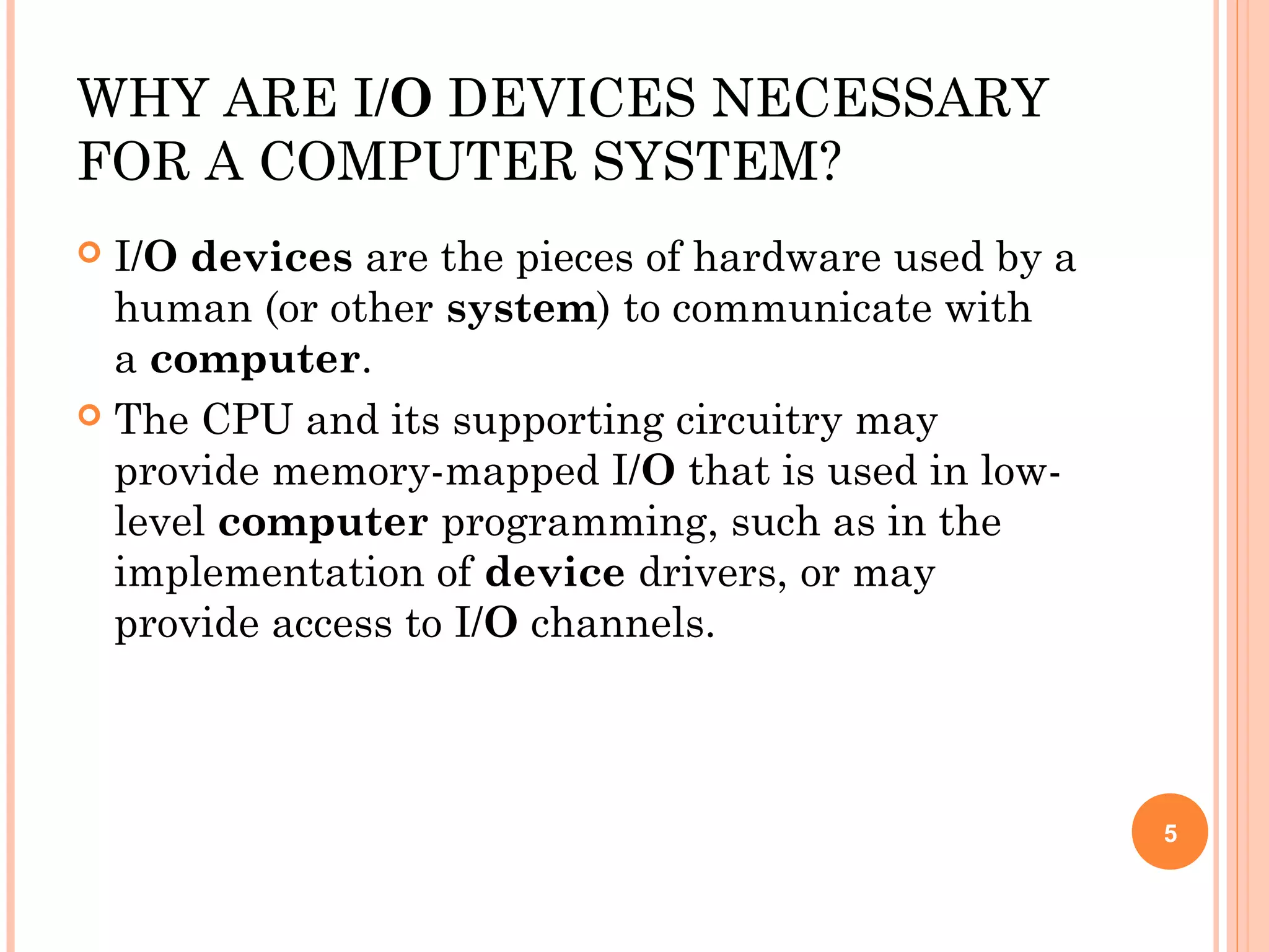 Major Function of i/o module | PPT