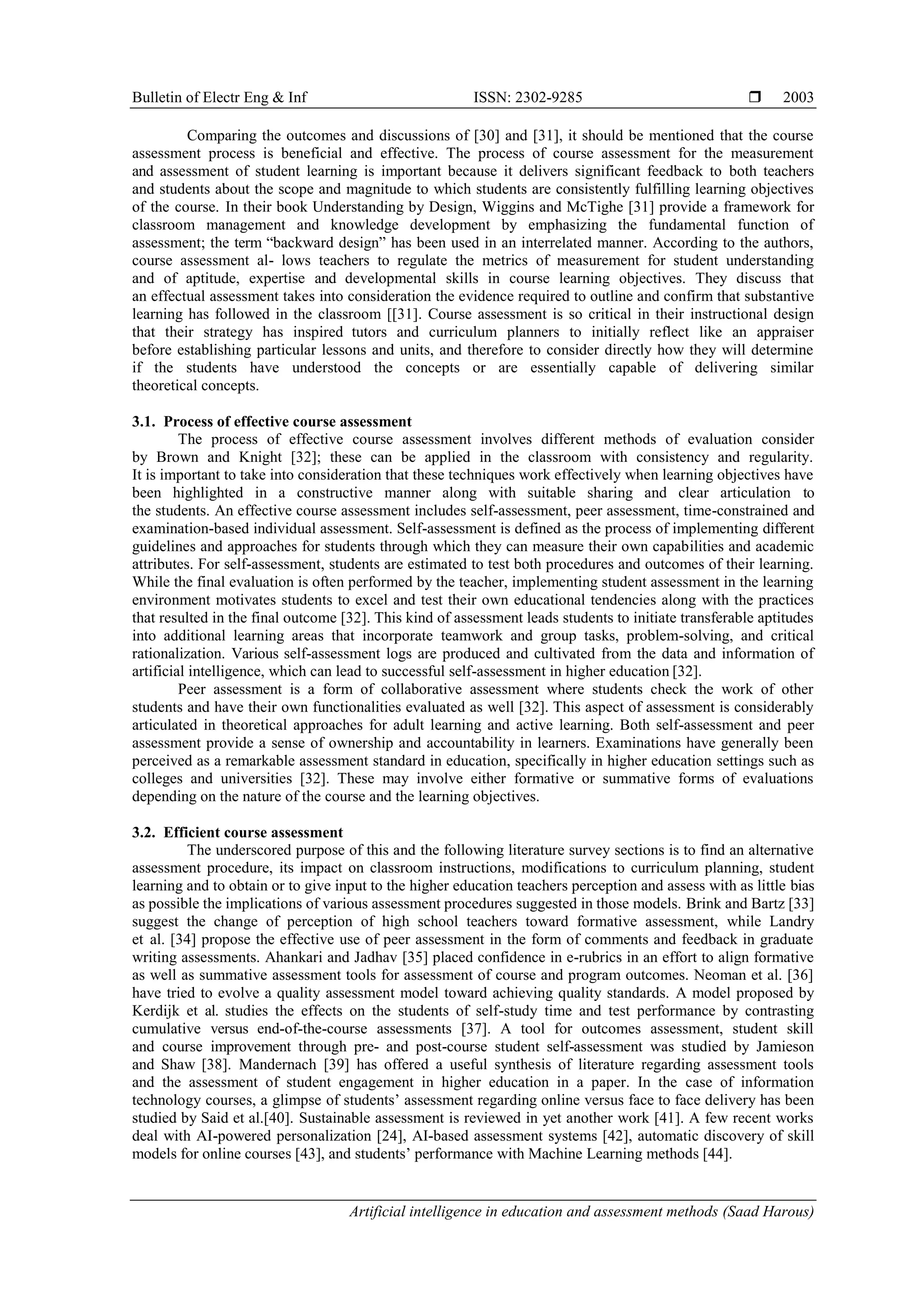 Artificial intelligence in education and assessment methods | PDF ...