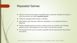 Game Theory by Chadha | PPTX