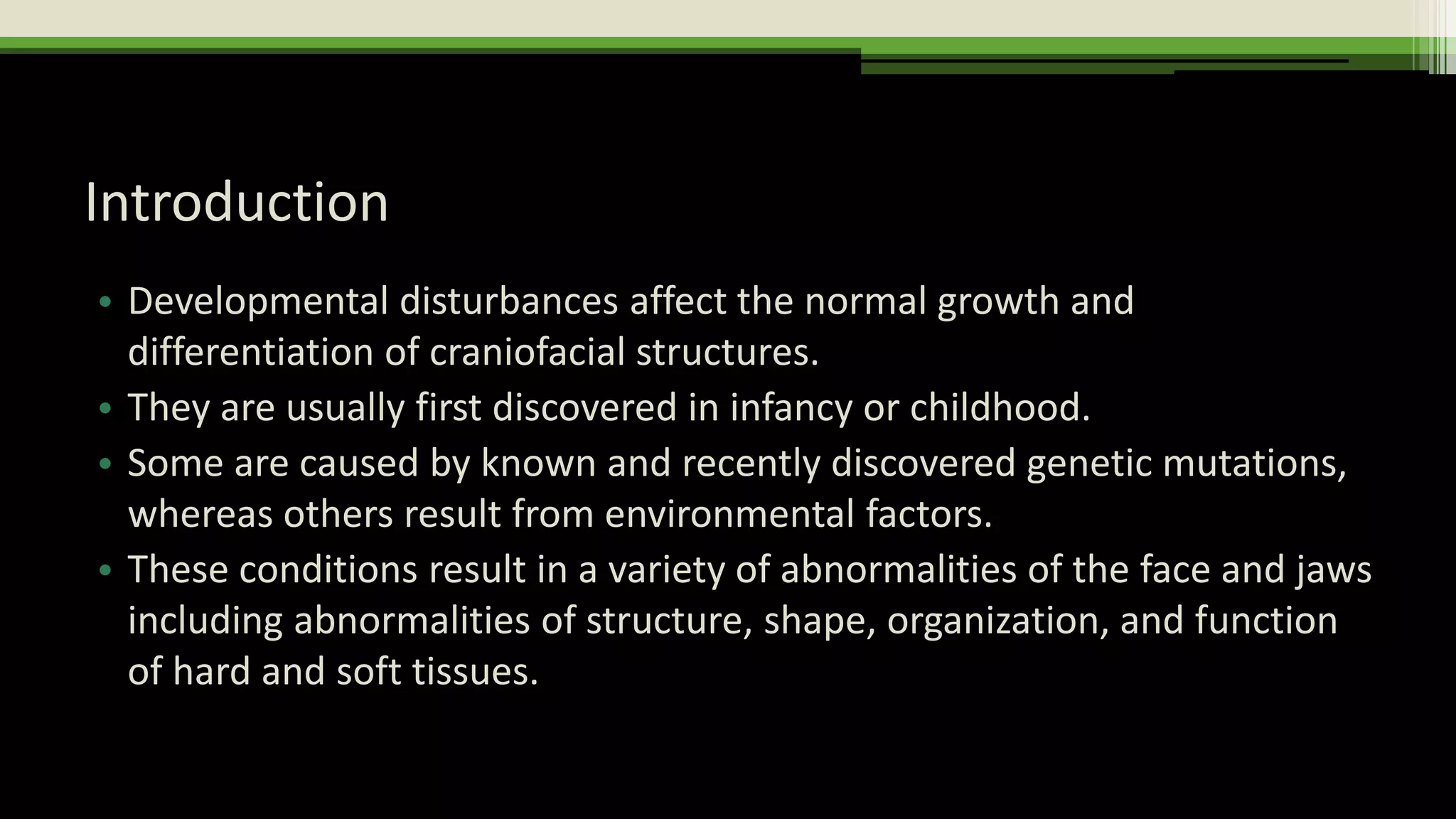 Radiographic Features of Developmental Anomalies in the Face and Jaws ...